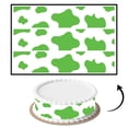 3 pcs Green Cow Pattern Cake Strips Edible birthday cake strips, cake ...