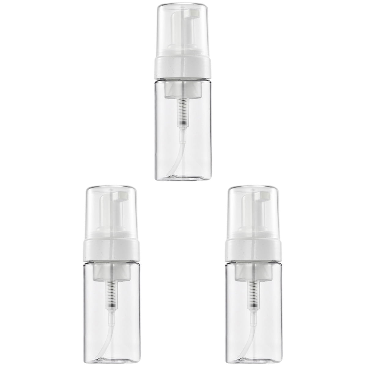 3 pcs Plastic Dispenser Bottles Pump Dispenser Reusable Empty Bottles ...