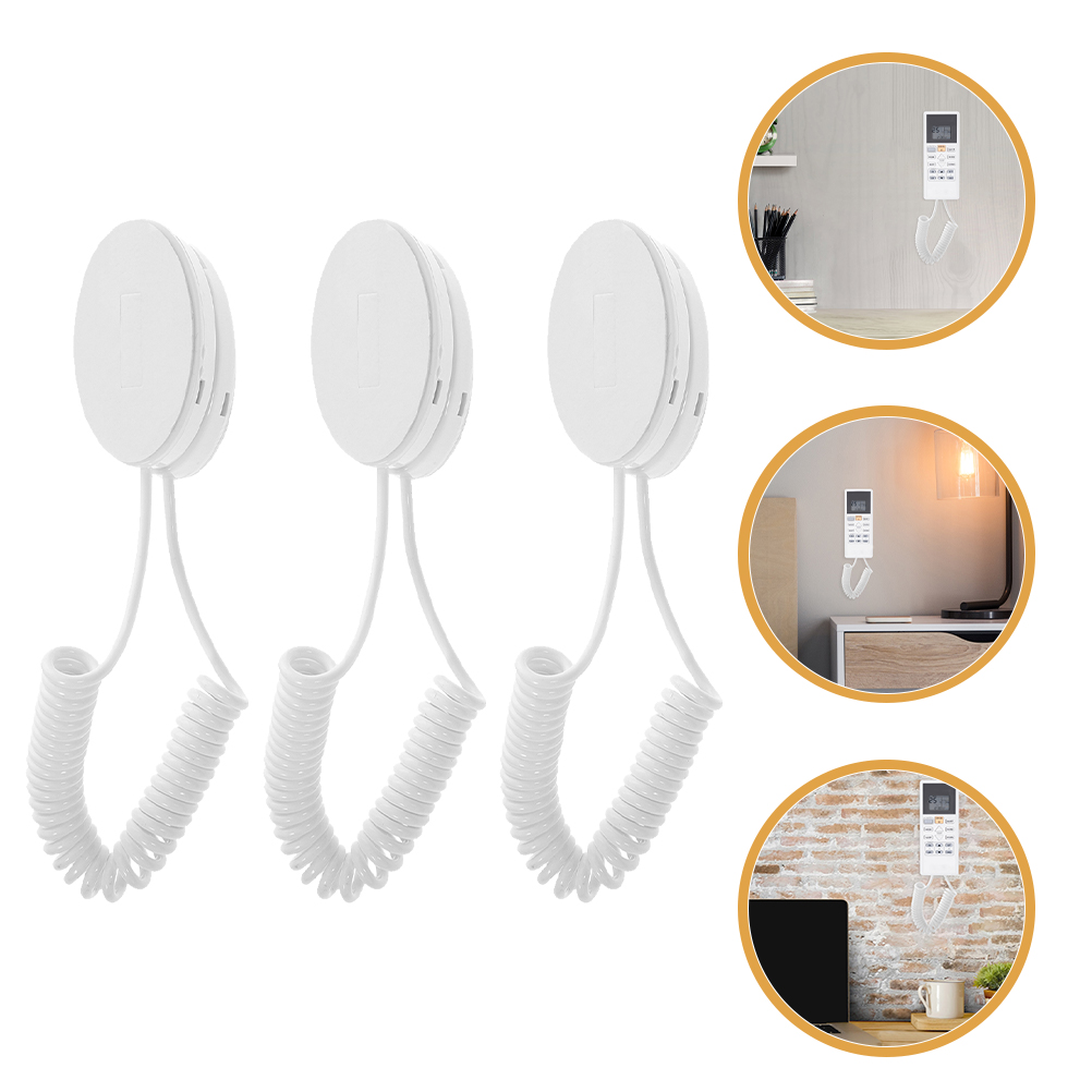 3 pcs Retractable Cable with Self Adhesive Hook TV Remote Control ...