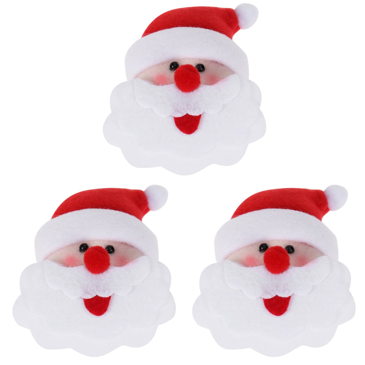 3 pcs Santa Claus Fridge Magnets Refrigerator Accessory for Christmas ...