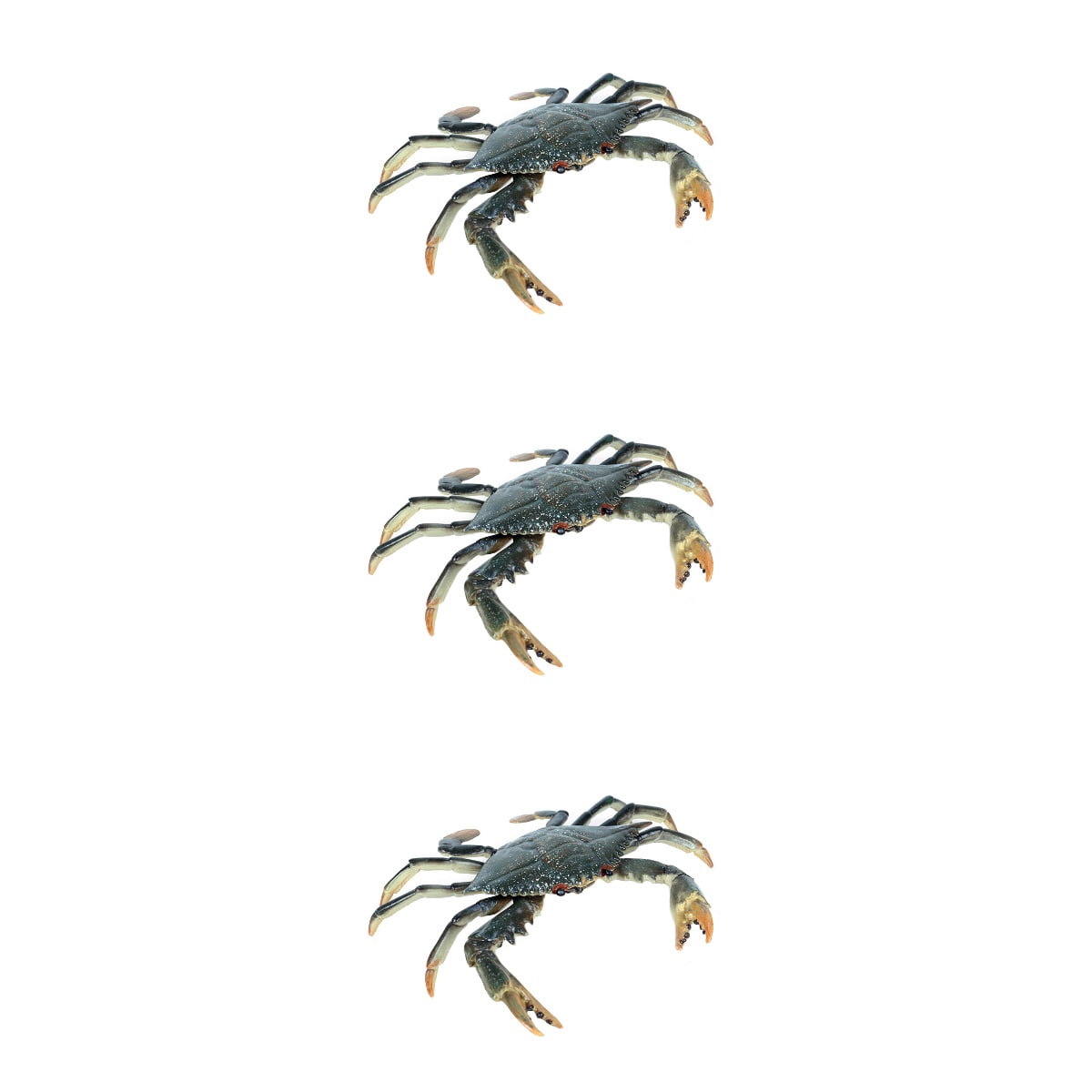 3 pcs Simulation Crab Model Marine Animal Models for Aquarium (Random ...