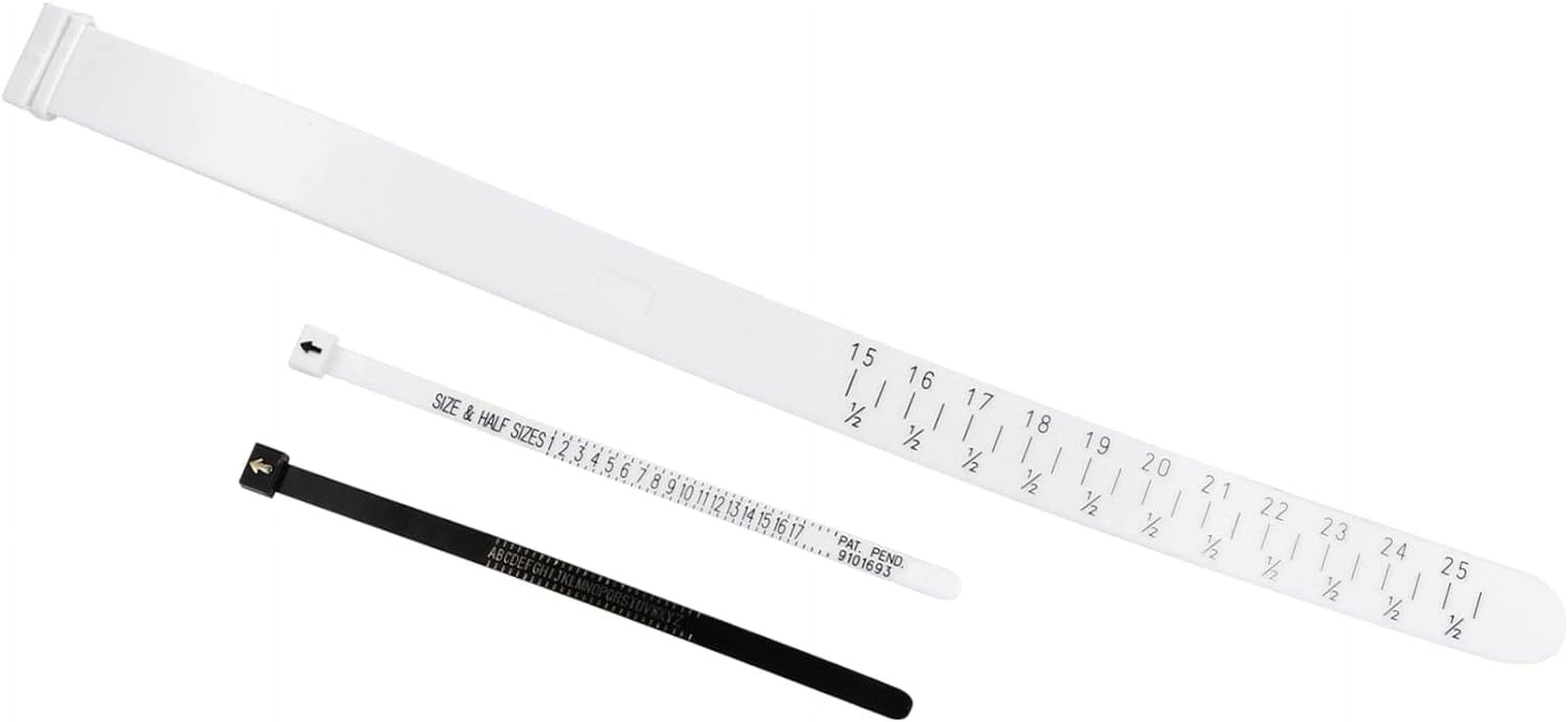 3 pcs Sizer Measuring Size Measurement Tool Ring Measurer Finger Gauge ...