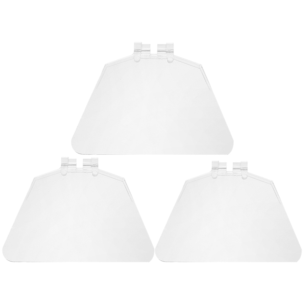 3 pcs Transparent Grinder Eye Shield Bench Grinder Eye Guards Plastic ...