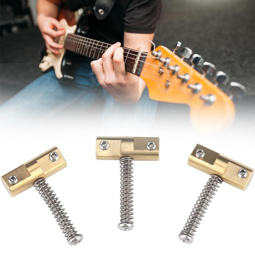 3 pcs Wilkinson Compensated Vintage Brass bridge Saddles Tele For ...