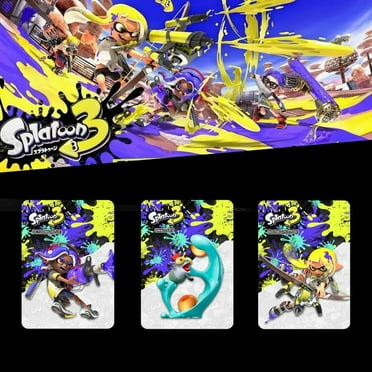 Splatoon 3-Pk, Splatoon Series, Nintendo amiibo, NVLEAE3A - Walmart.com