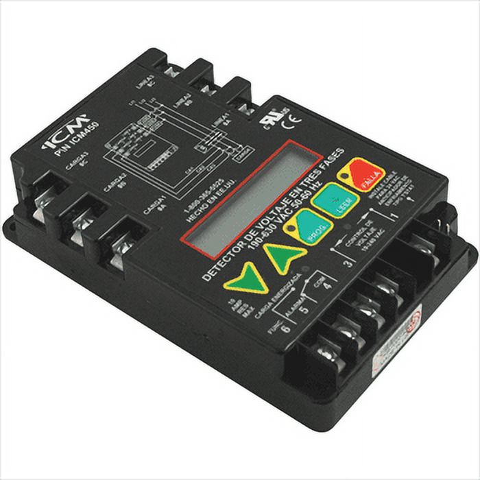 3-phase Motor Protector Programable 25-fault Memor - Walmart.com