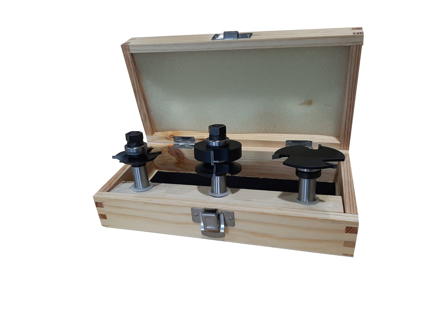 3 piece Glass Panel Door Woodworking Ogee Router bit Set fine grain ...