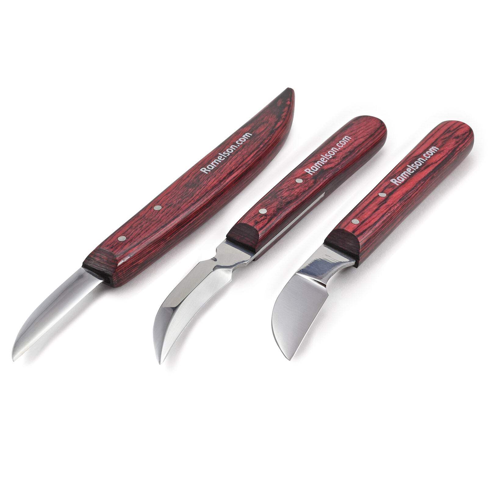 3-piece Roughing Whittling and Chip Wood Carving Knife Set - Walmart.com