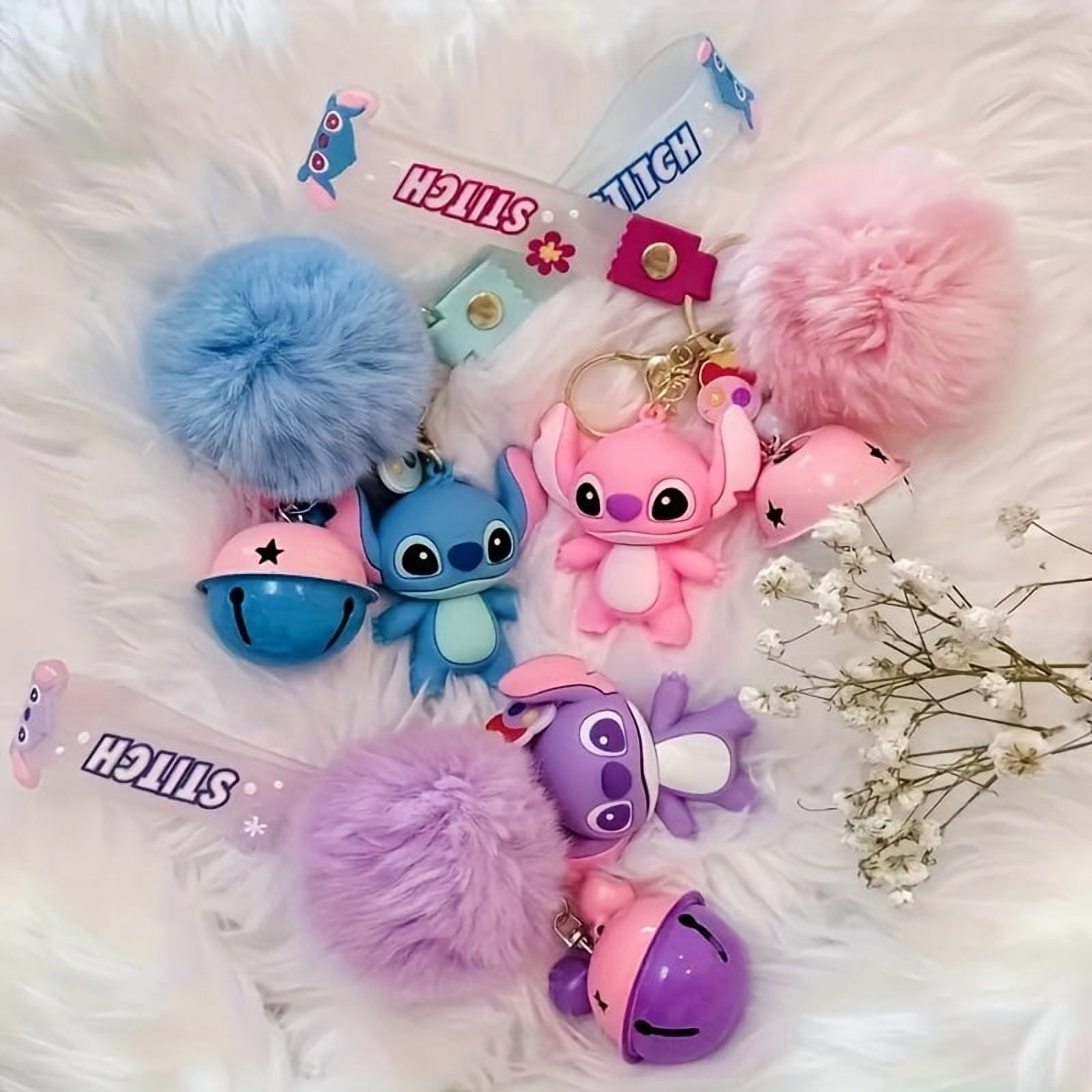 3-piece Sewing Keychain Set, PVC Material, Cartoon Theme, with Two-tone ...