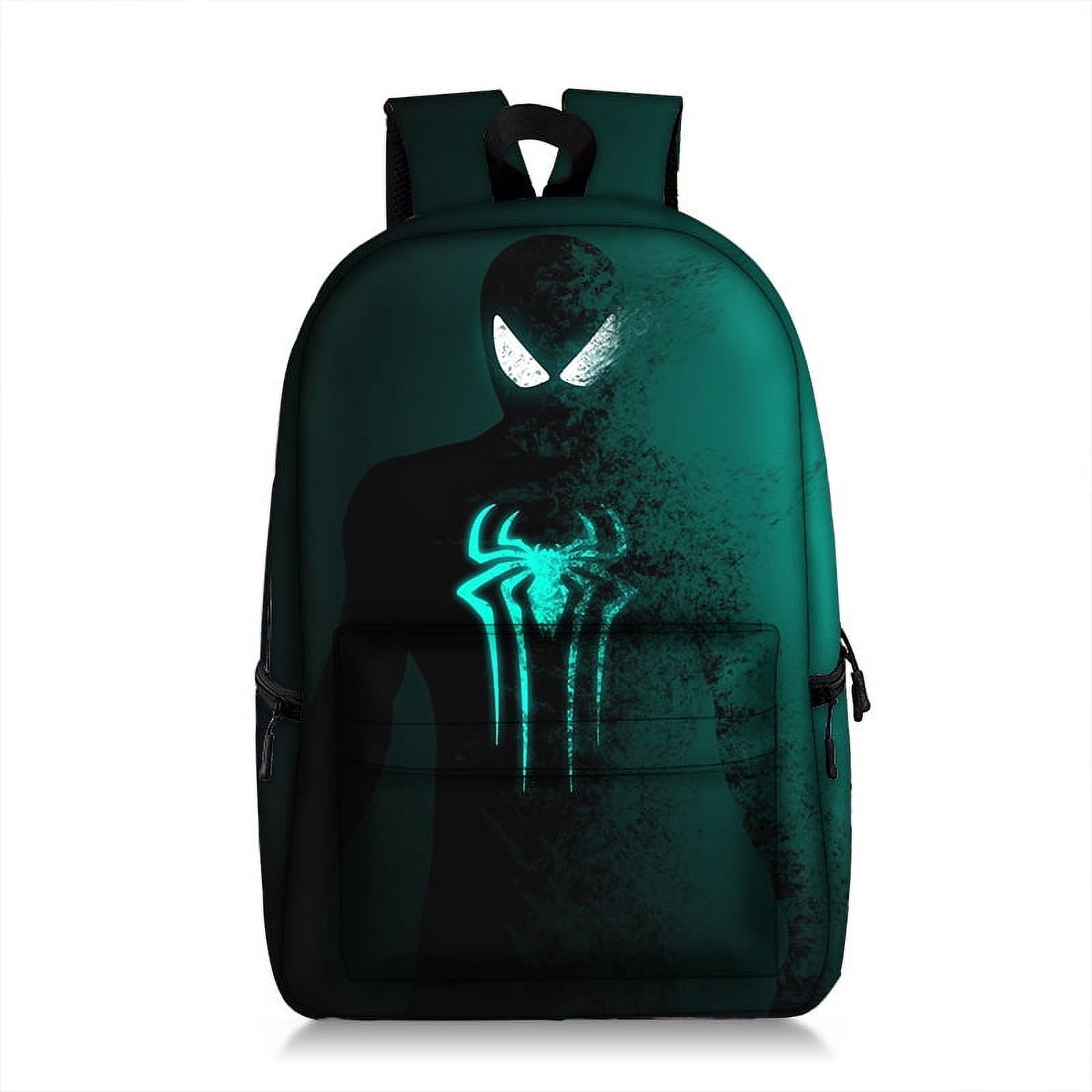 3-piece Spider Man Elementary School Backpack Cartoon Anime Backpack ...