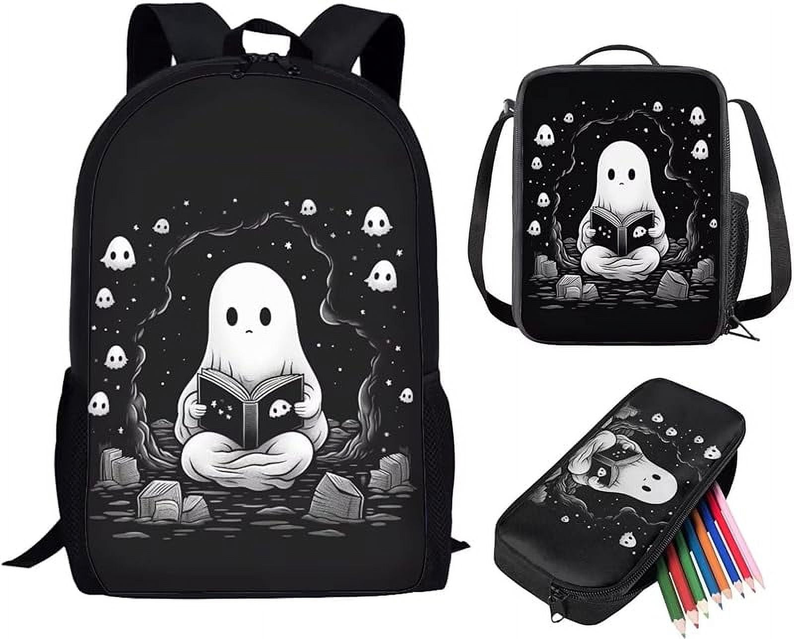 3-piece backpack set, 17 inch laptop backpack, travel day bag, with ...