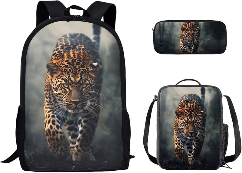 3-piece backpack set, 17 inch laptop backpack, travel day bag, with ...