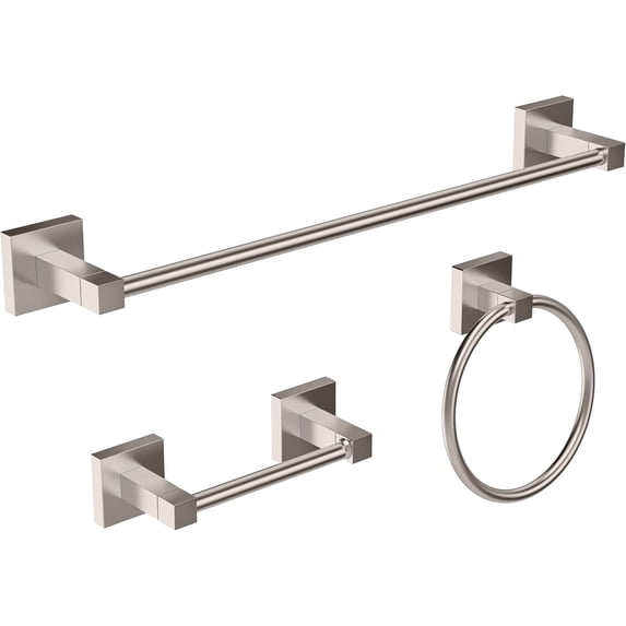 3-piece bathroom hardware set, 304 stainless steel toilet paper holder ...