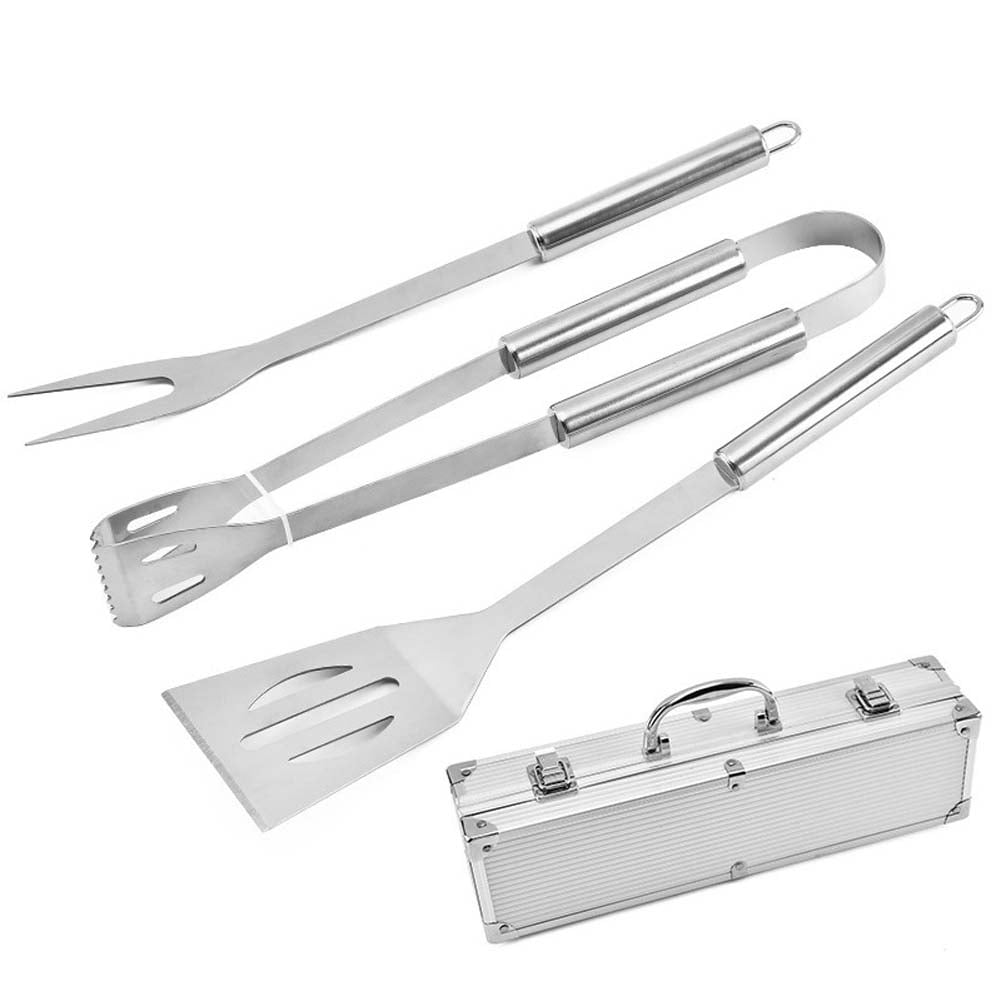 3-piece grill set, barbecue tools, outdoor barbecue equipment, grill ...