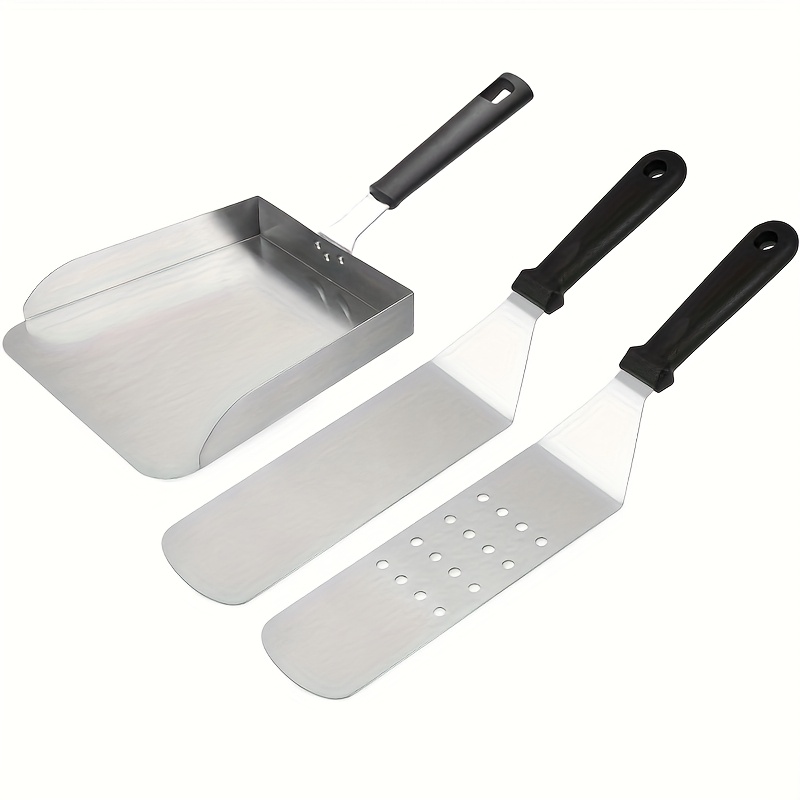 3-piece set of stainless steel baking tray food carrier and meat burger ...