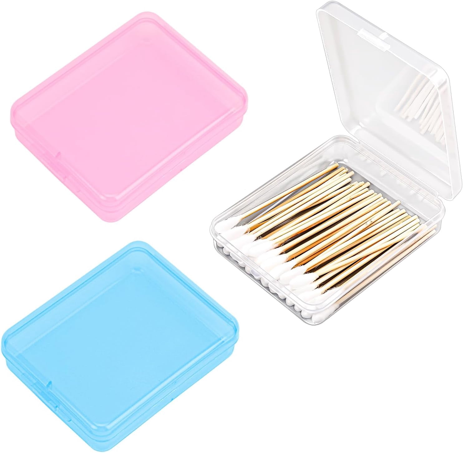 3 pieces Portable Travel Cotton Pad Holder,Bathroom Vanity Countertop ...