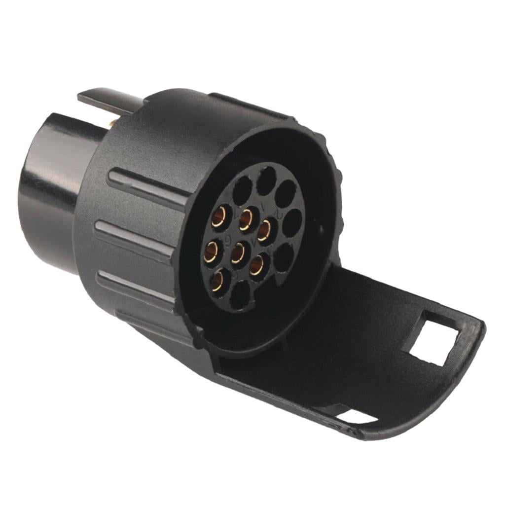 3-pin Trailer Truck Towbar Towing Socket Plug Adapter Converter ...