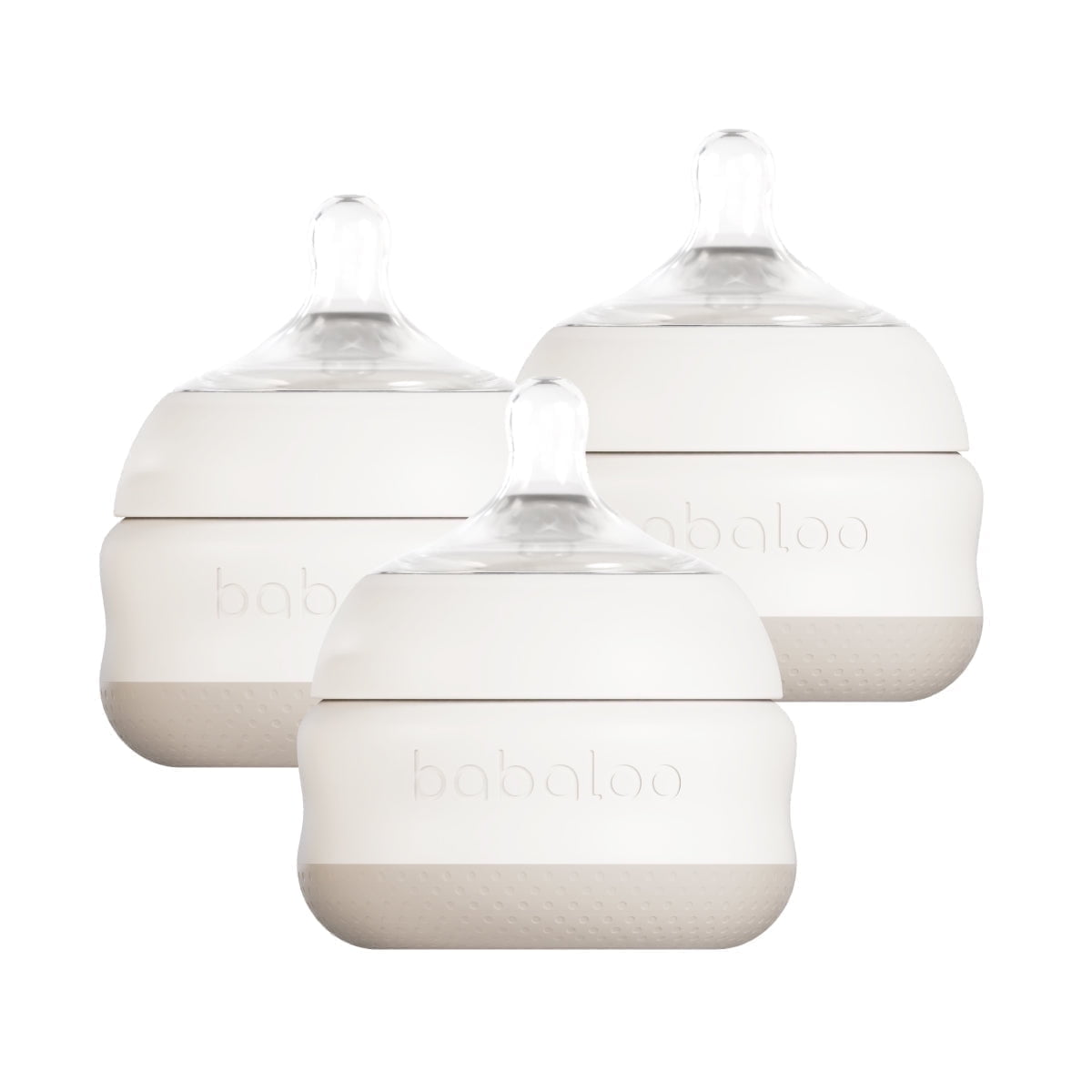 Babaloo Anti-Colic Baby Bottles, 5 oz, Creme, Slow Flow, BPA-Free ...