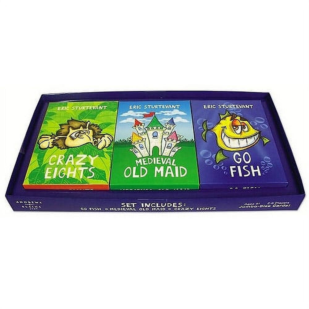 3 pk. JUMBO KIDS PLAYING CARDS AGES 4+ Eric Sturtevant Children's Jumbo ...