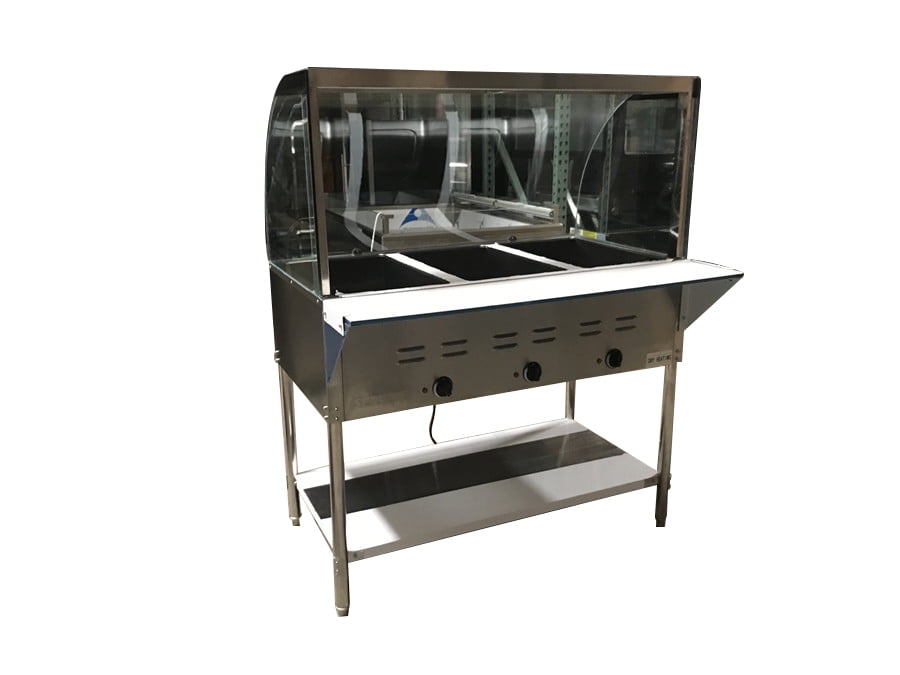 3 plate warmer steam and dry table NSF N3 - Walmart.com