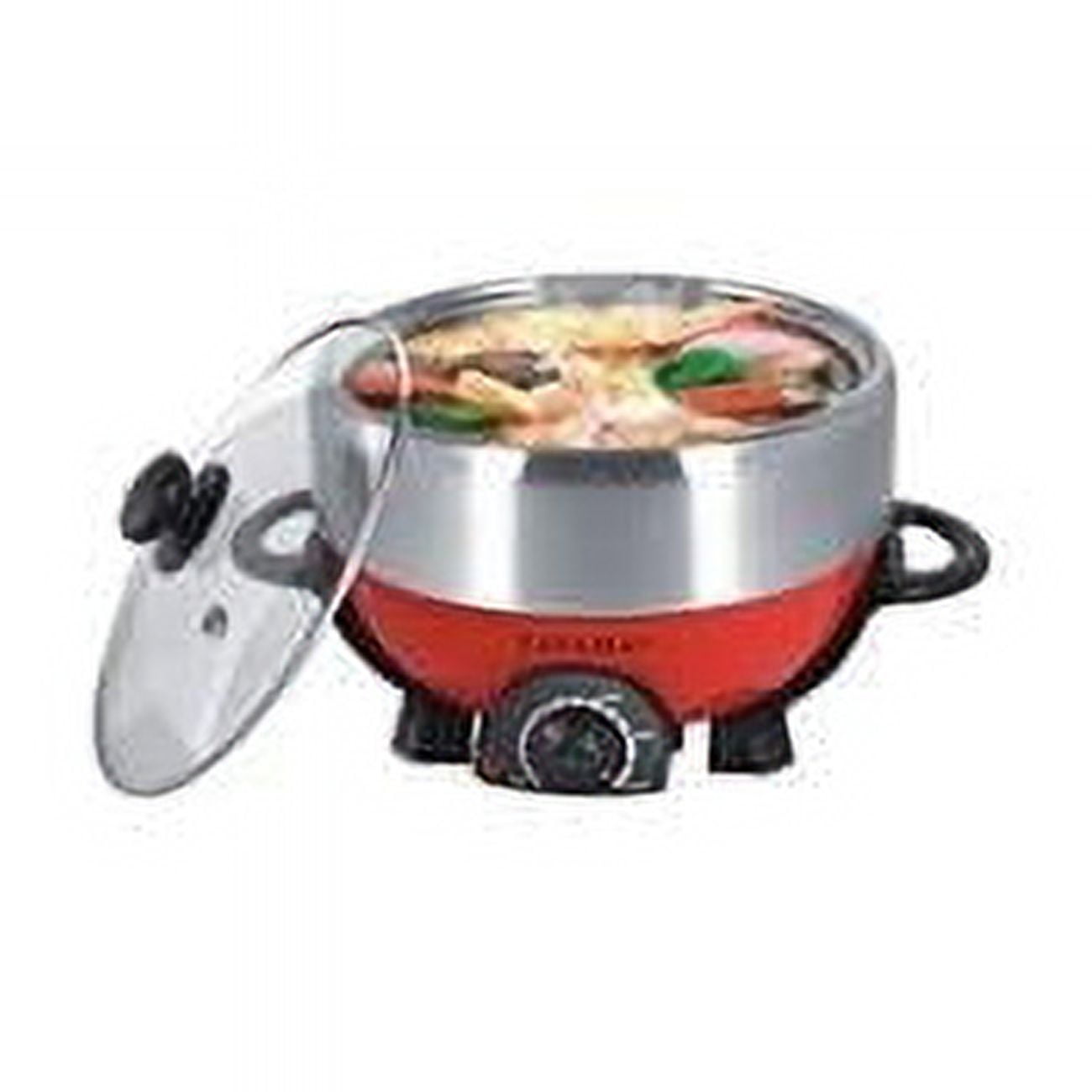 3 qt. Shabu & Grill Multi-Cooker, Red - Walmart.com