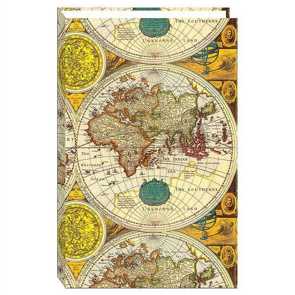 Large Capacity Pioneer 3-ring, 2-up 4x6 Photo Album - ANCIENT WORLD MAP ...