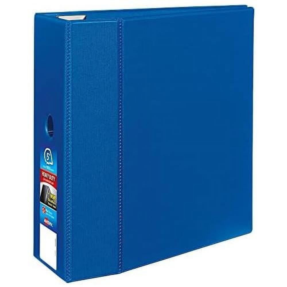 3 Ring Binder, 5 Inch EZD Rings, 2.3/4.8 Inch Spine, 1 Blue Binder ...