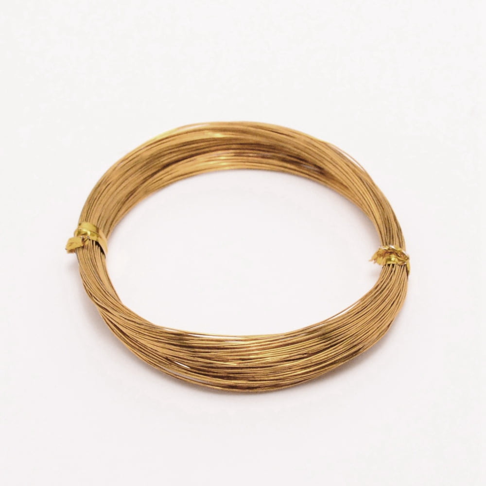 3 roll Round Brass Wire Raw(Unplated) 28 Gauge(0.3mm) 25m/roll ...