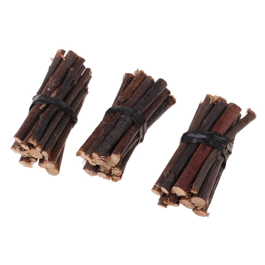 3 s Miniature Firewood Wooden Sticks For 1/12 Dolls House Garden ...