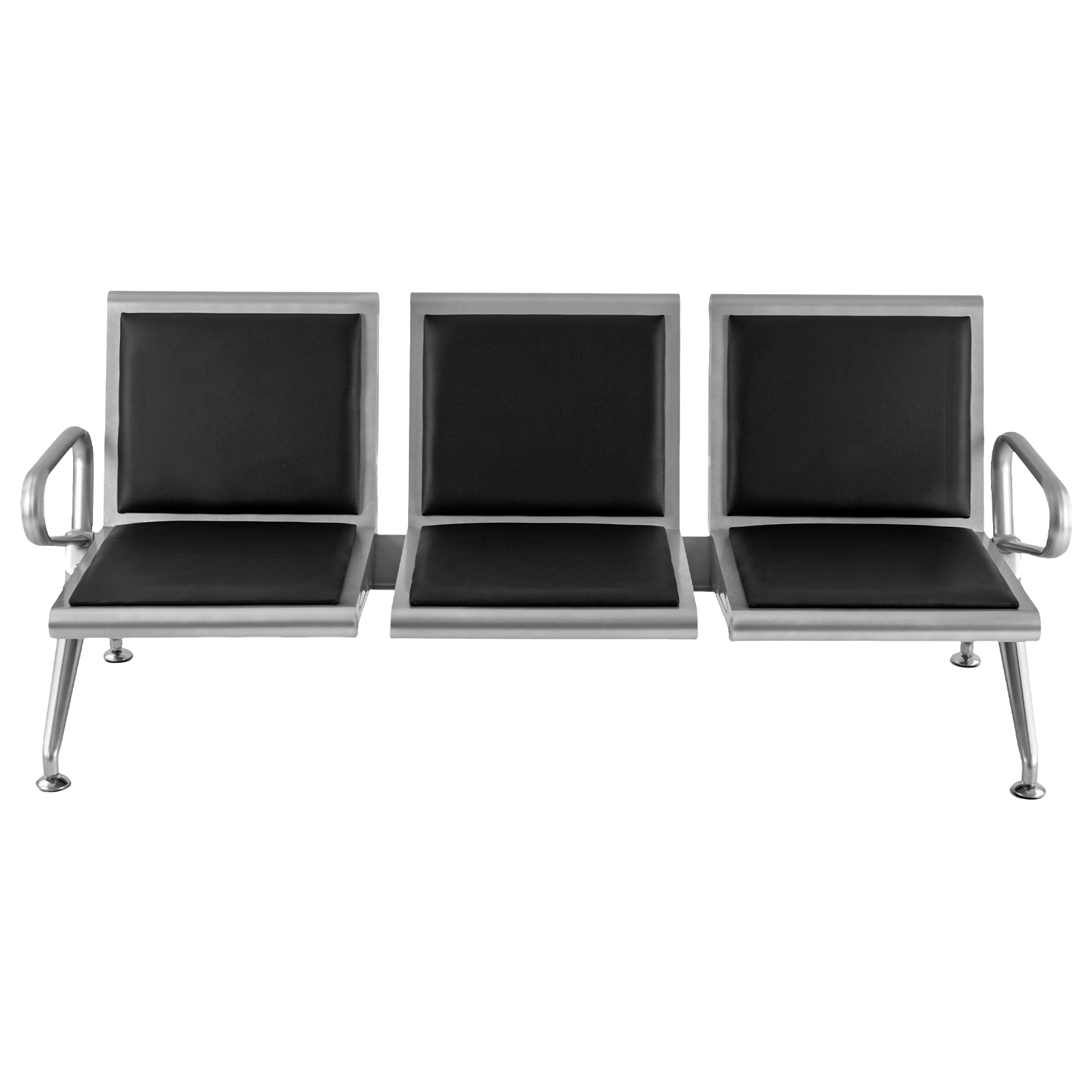 3-seat Waiting Room Chair Bench 1984.16 lbs Load Capacity Reception ...