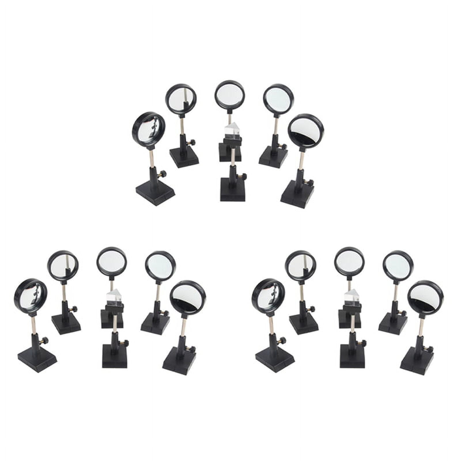 3 set Optics Experiment Set Convex Lens Concave Lens Triangular Prism ...