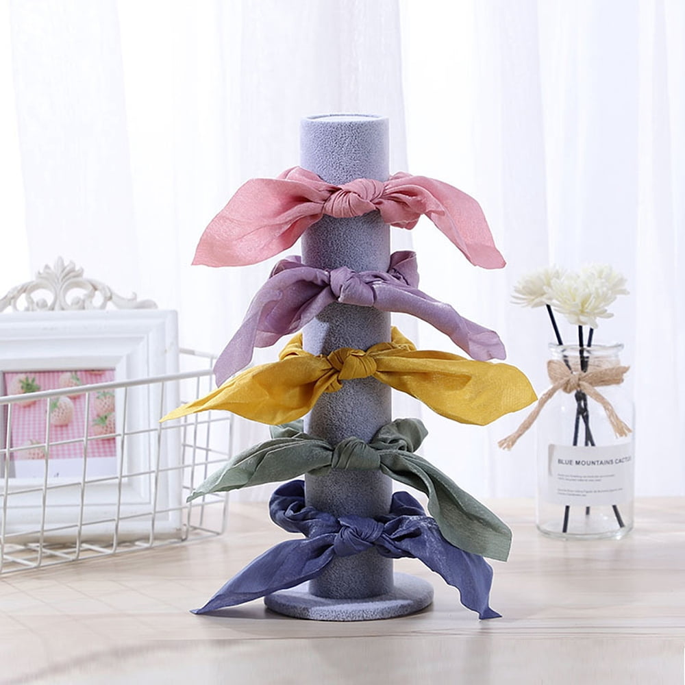 3 set Velvet Vertical Tower Jewelry Bracelet Display Stand T-Bar ...