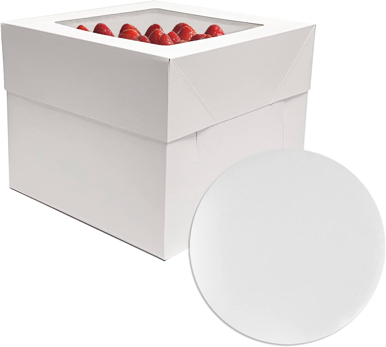 3 sets Cake Boxes 10x10x8 inches with Boards Bakery Boxes for Cakes ...