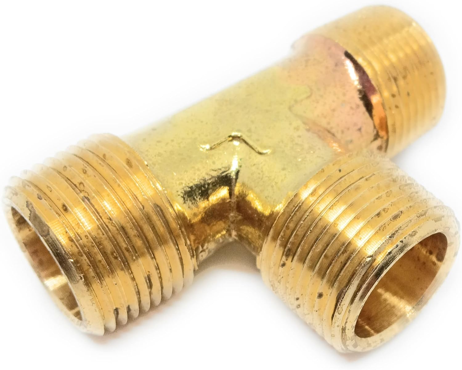 3 Sided Pipe Male ee Inersecion Brass Fiing 3/4" NP Male/MP/MIP 3 Way ...