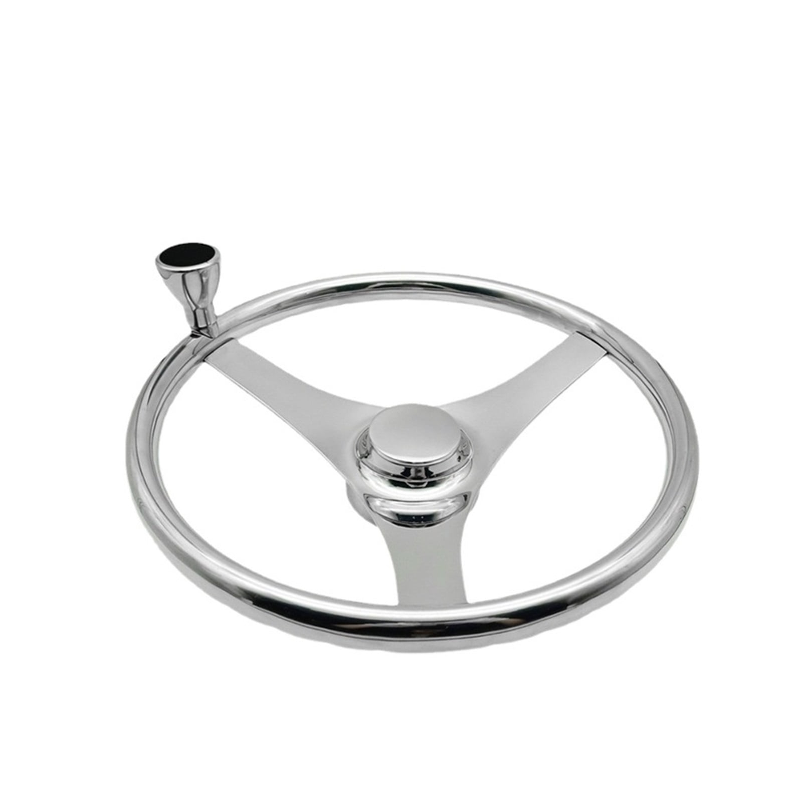 3-spoke Sports Steering Wheel, 316 Stainless Steel Yacht Steering Wheel ...
