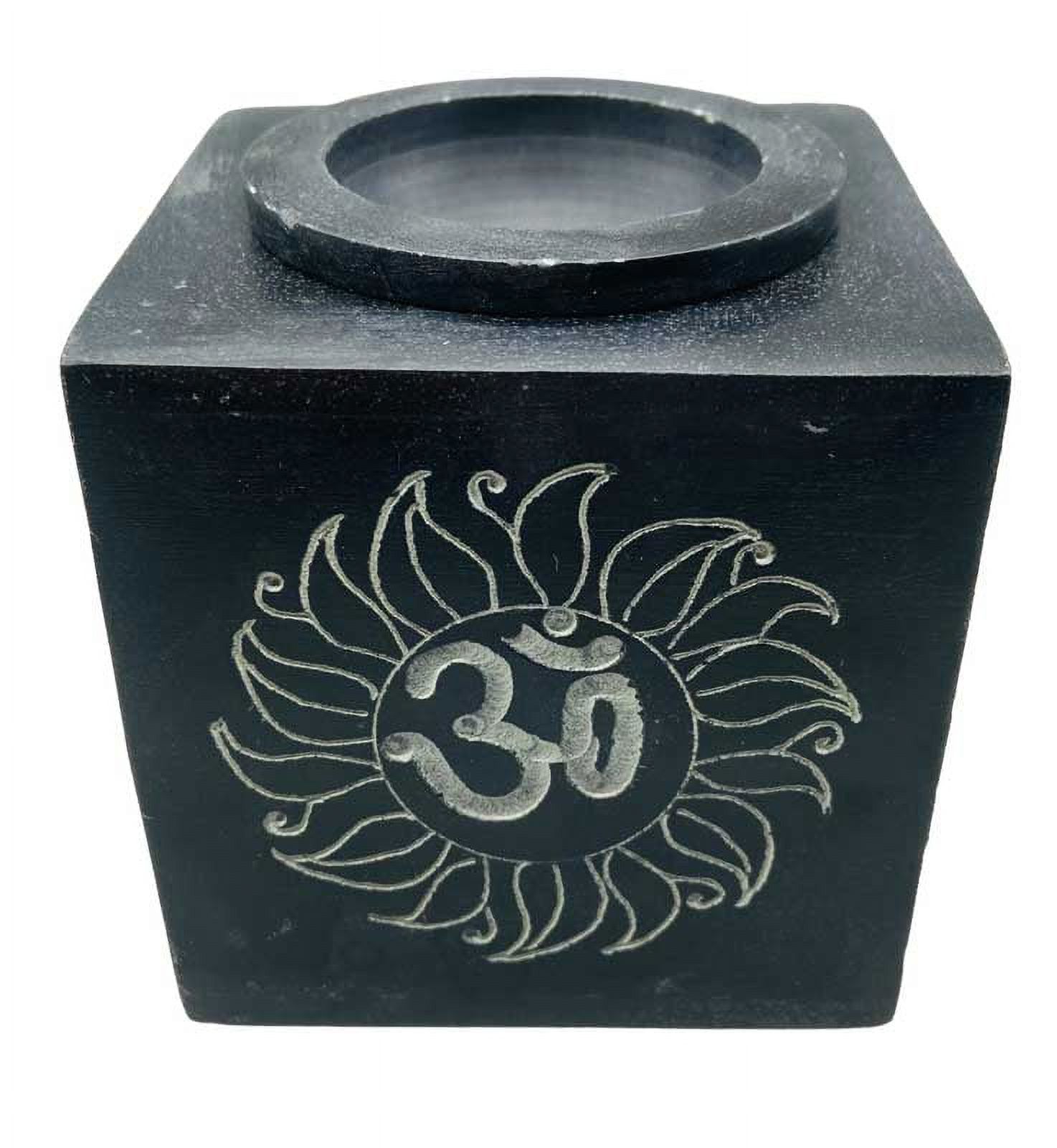 3" square Om soapstone oil diffuser - Walmart.com
