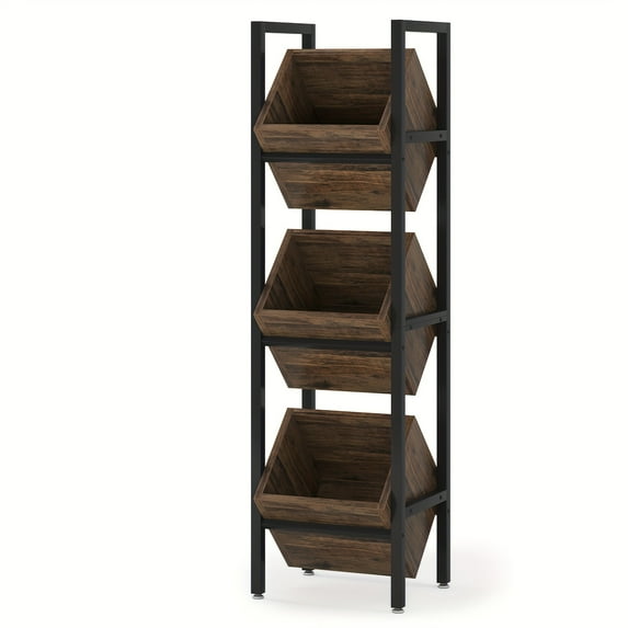 3-story Village Storage Rack-a Space-saving Vertical Storage Rack for ...