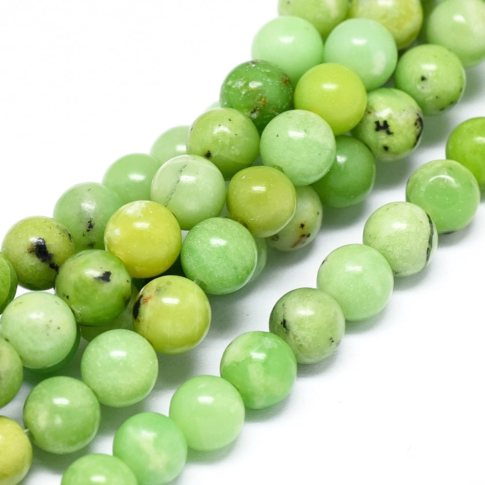 3 strand Natural Serpentine Beads Strands Round 6mm Hole: 1mm 68pcs ...
