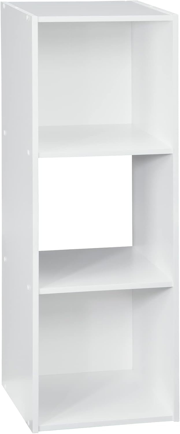 3 tier 1024 Cubeicals Organizer, 3-Cube, White - Walmart.com