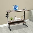 3-tier Computer Desk, Laptop Desk With 2 Three-wire Plugs And 2 USB ...