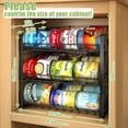 3-tier Stackable Can Rack Organizer For Pantry Adjustable Storage ...