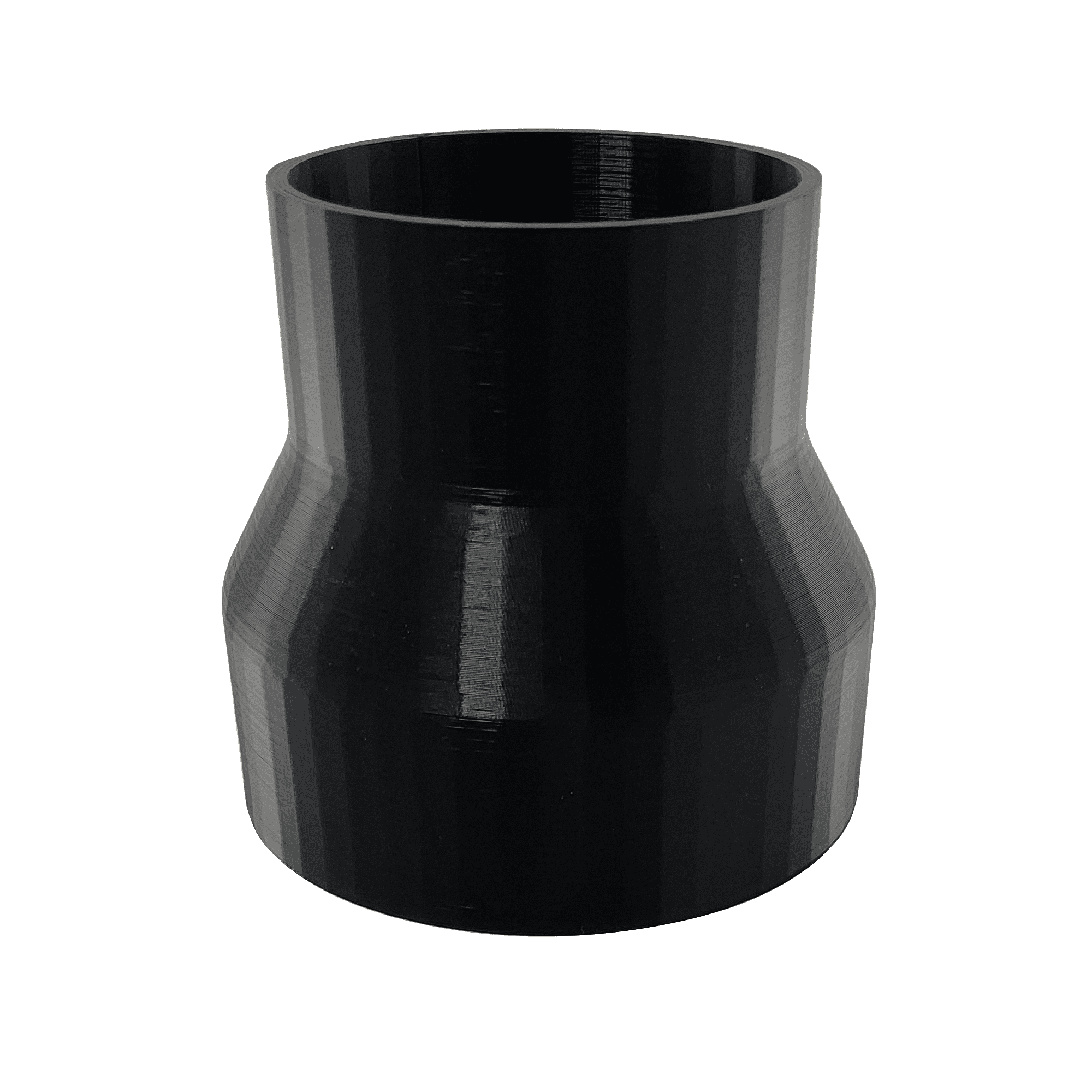 3" to 4" ABS Plastic Duct Hose Adapter, Black Reducer Expander, Dust ...