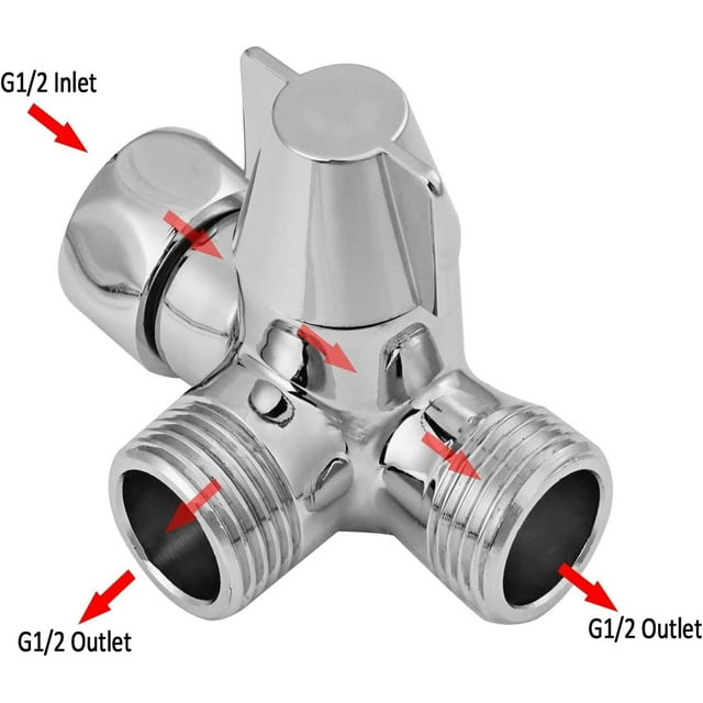 3 Way Brass 3 Way Valve In G1 2 3 Way Shower Diverter 3 Way Shower