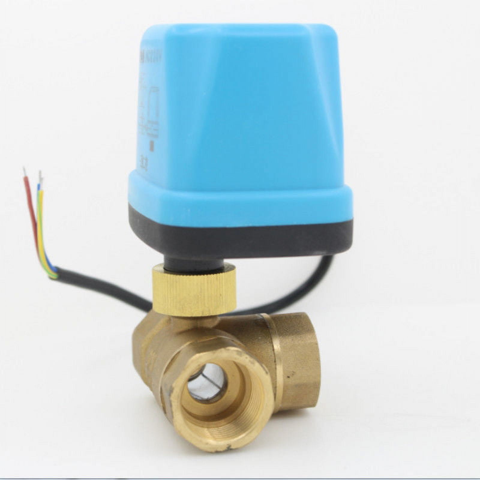 3 way motorized ball valve Three line two way control DN20 DN25 DN32 ...