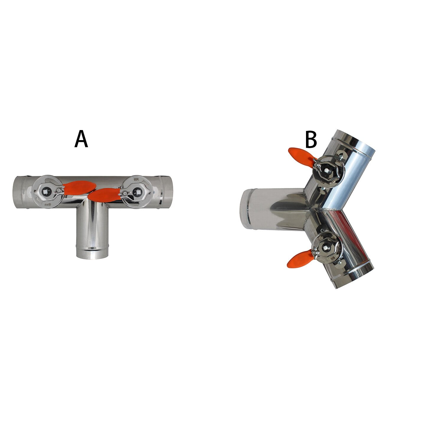 3 way stainless steel air regulation damper for ventilation tube Air ...