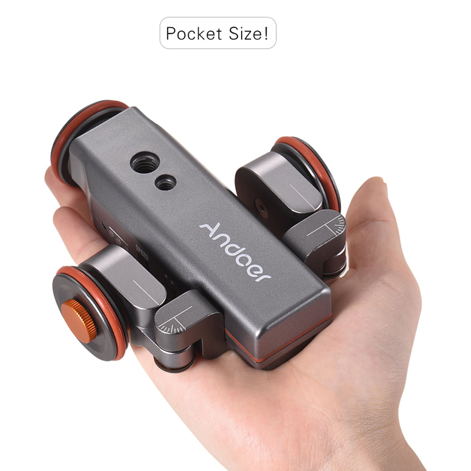 3-wheel Motorized Camera Video Slider With Scale Indication Electric ...