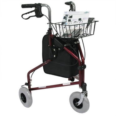 Drive Medical Winnie Lite Supreme 3 Wheel Rollator Walker - Walmart.com