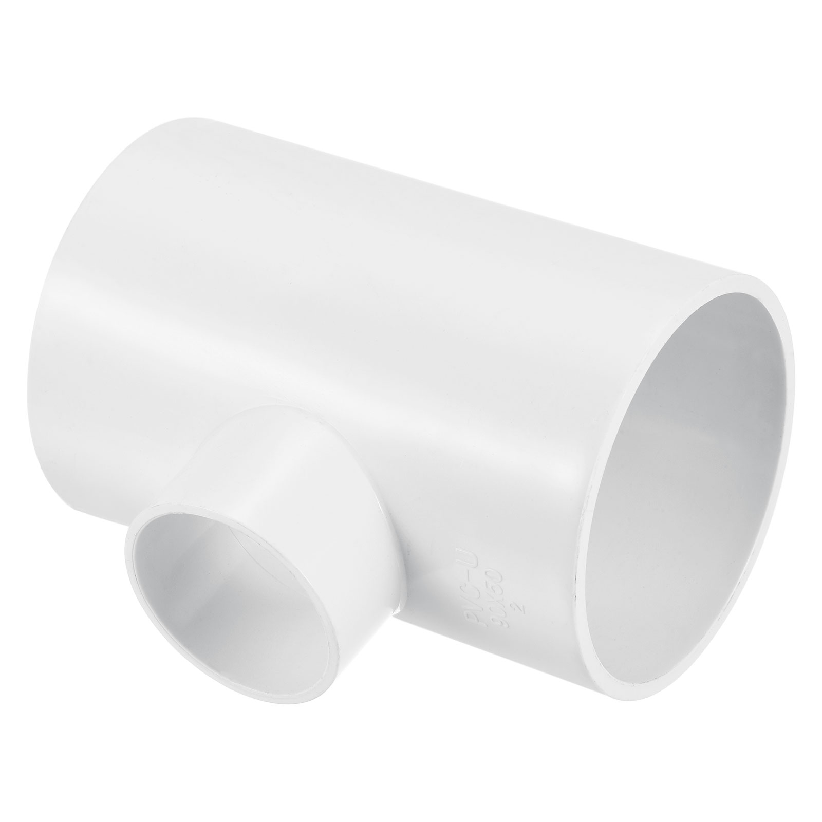 3" x 1 1/2" 3 Way Tee Pipe Fittings UPVC, Joint Coupling Pipe Adapter, White - Walmart.com
