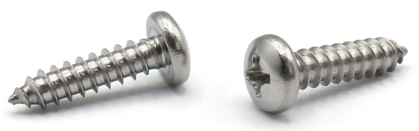 #3 x 1/4" Type AB Self-Tapping Screws / Phillips / Pan Head / Steel ...