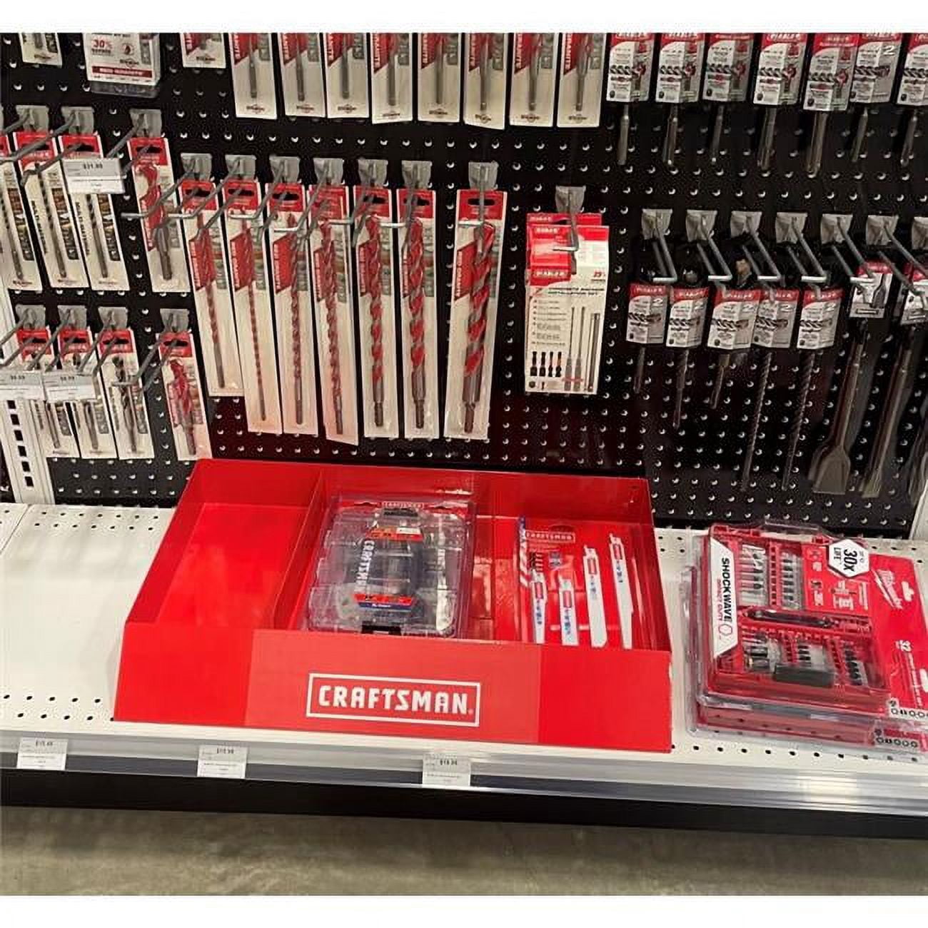3 x 15.5 x 24 in. Metal Craftsman Display, Red - Walmart.com
